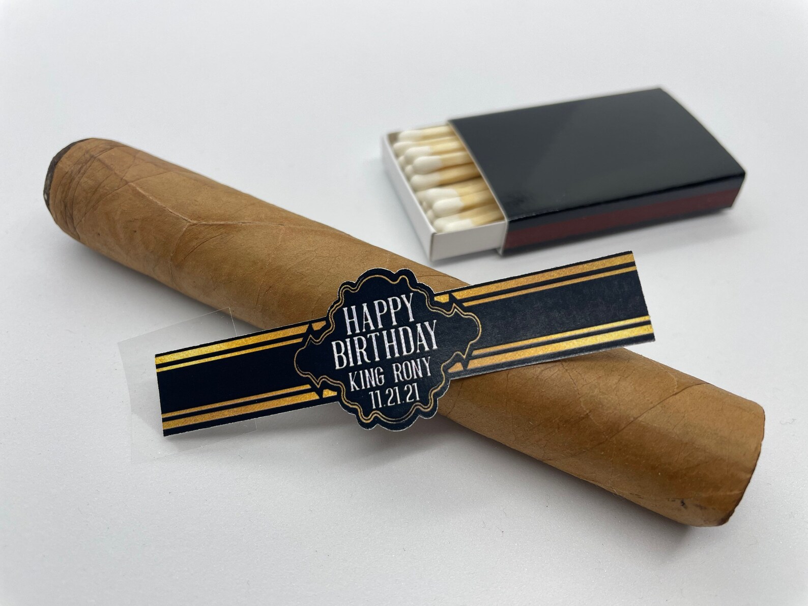 Custom Wedding Cigar Labels Custom Milestone Cigar Labels | Etsy