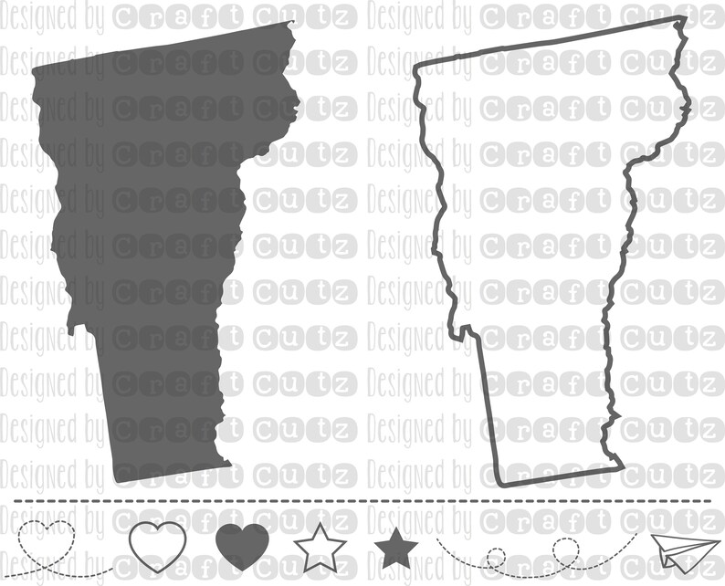 VERMONT Svg, State Svg Files, Vermont Vector, United States Svg, State ...