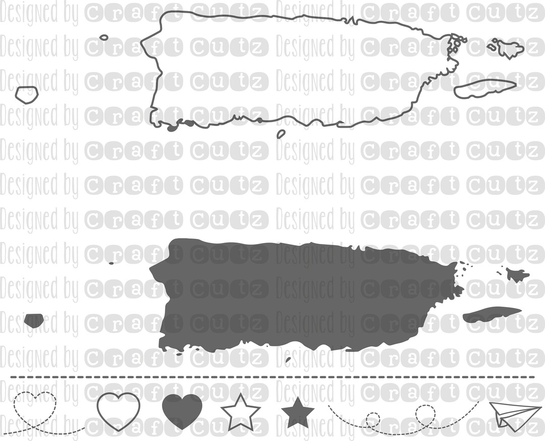 PUERTO RICO Svg, State Svg Files, Puerto Rico Vector, United States Svg ...