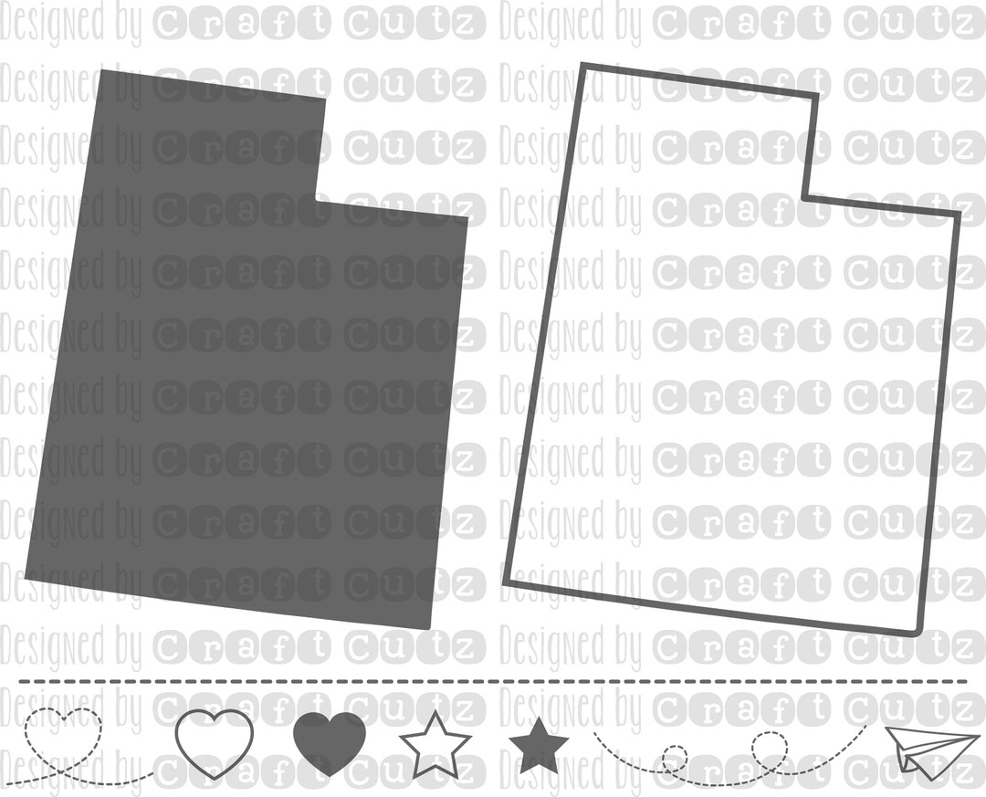 UTAH Svg, State Svg Files, Utah Vector, United States Svg, State Clip ...