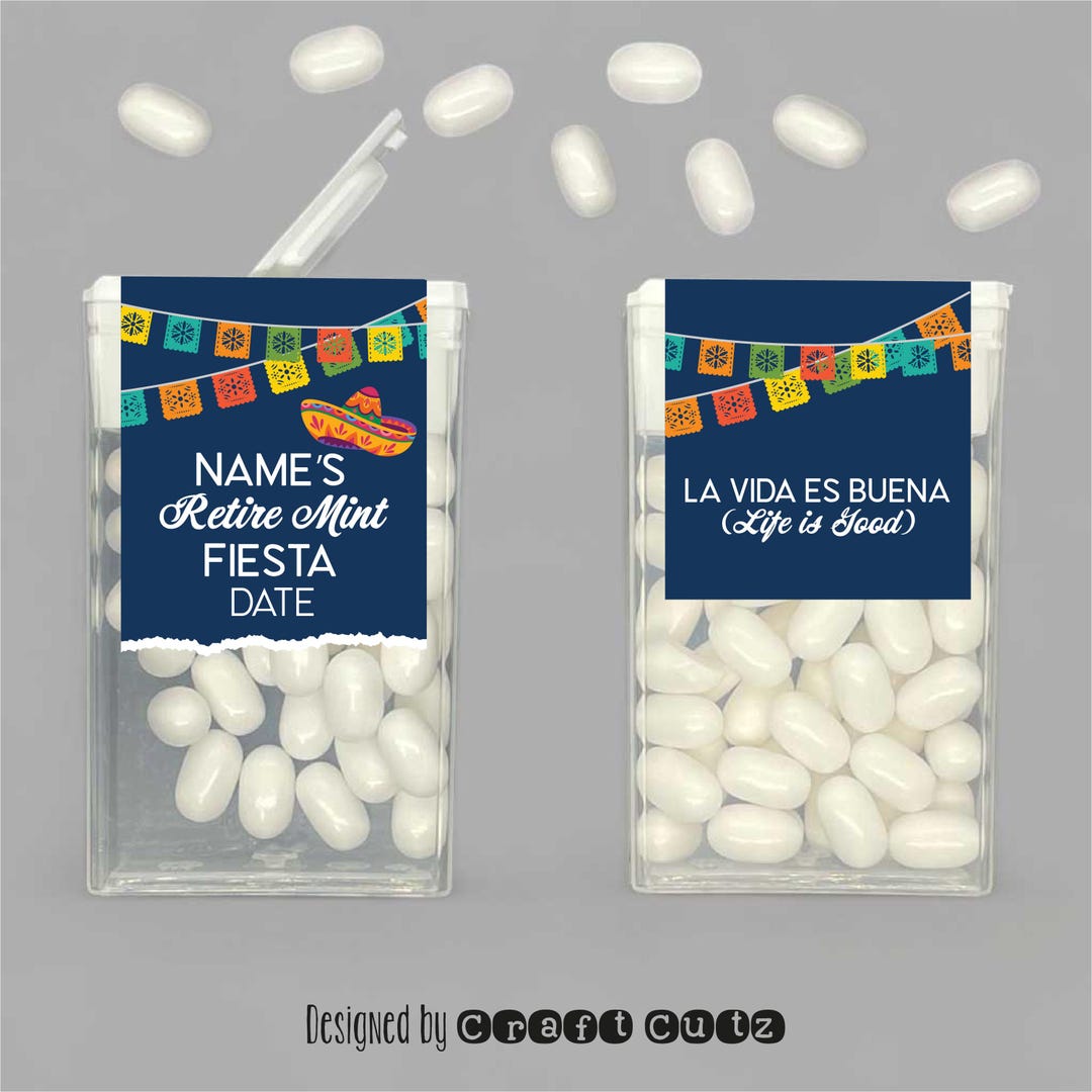 Fiesta Retirement Mint Labels, Custom "retire-mint" Stickers Retirement ...