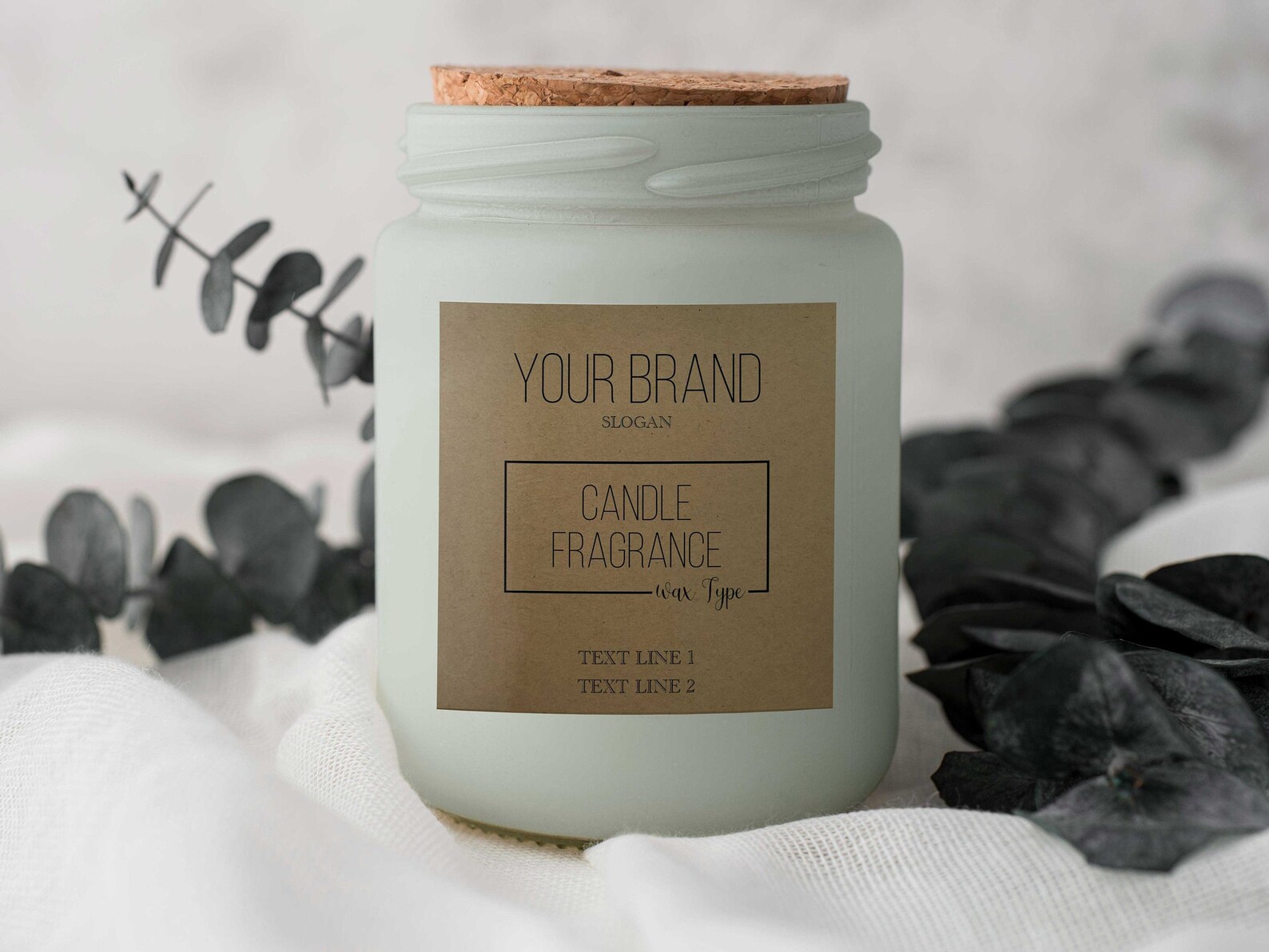 Custom Candle Labels, Personalized Candle Label, Custom Square Label ...