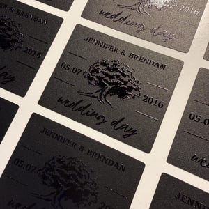 Black Gloss UV Printed Labels | Waterproof & Oil Proof Cosmetic ...
