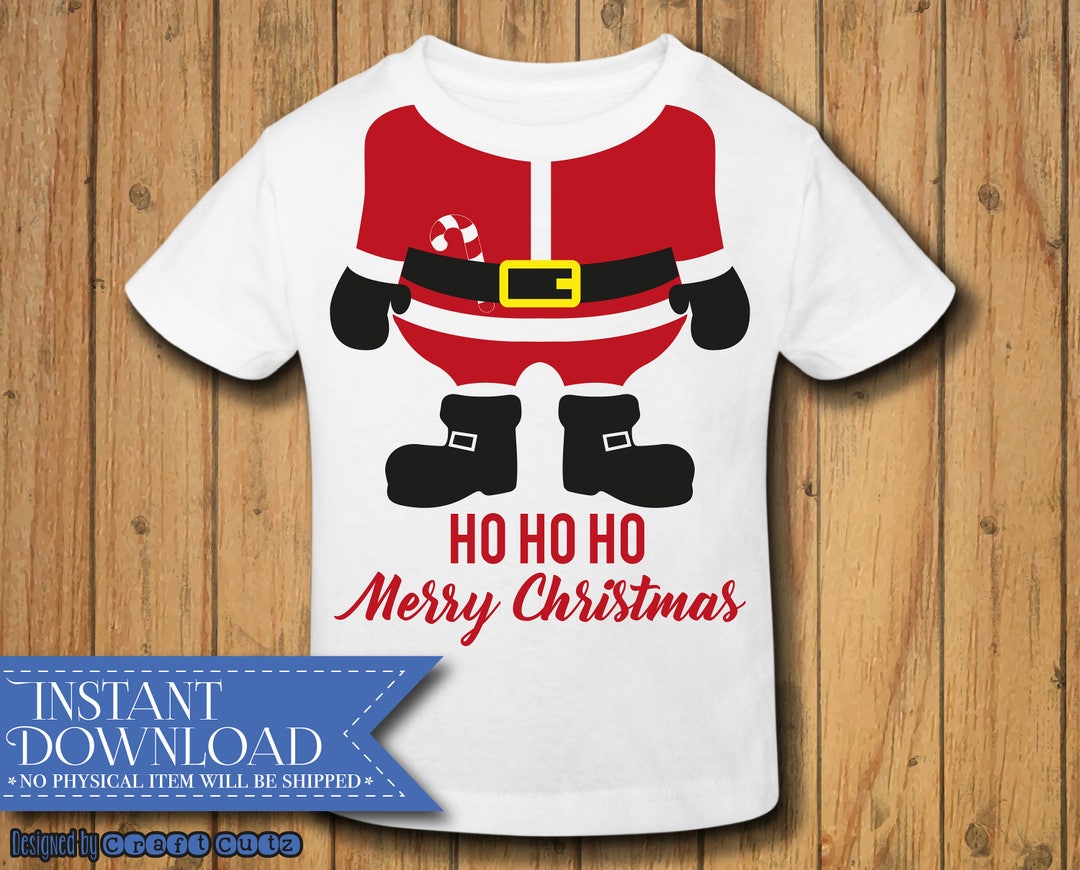 Santa Suit Svg, Santa Claus Svg, Christmas Cut File - Etsy