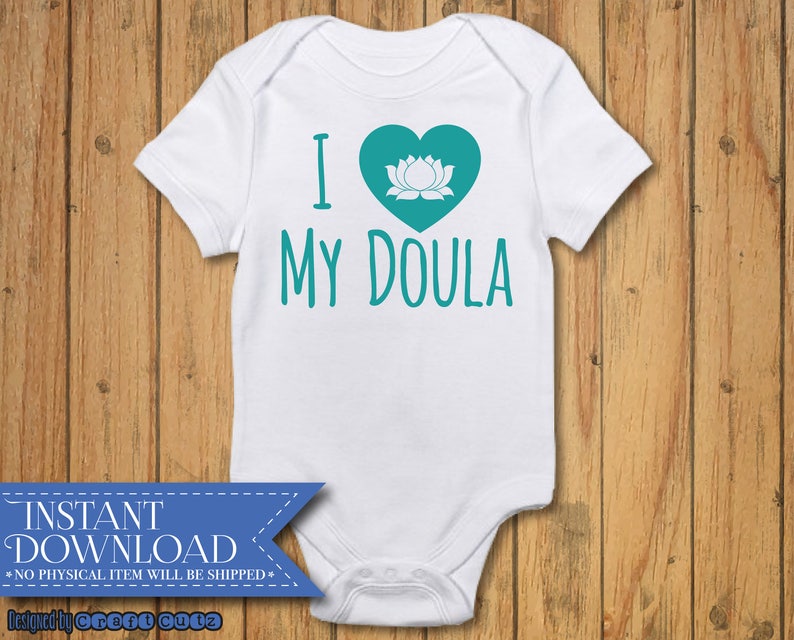 I Love My Doula SVG Lotus Flower Svg Baby Svg Home Birth | Etsy
