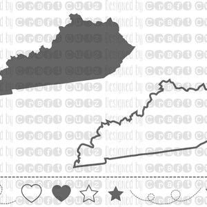 KENTUCKY Svg, State Svg Files, Kentucky Vector, United States Svg ...