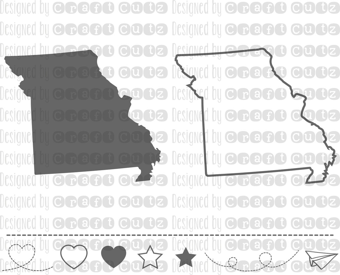 MISSOURI Svg State Svg Files Missouri Vector United States - Etsy