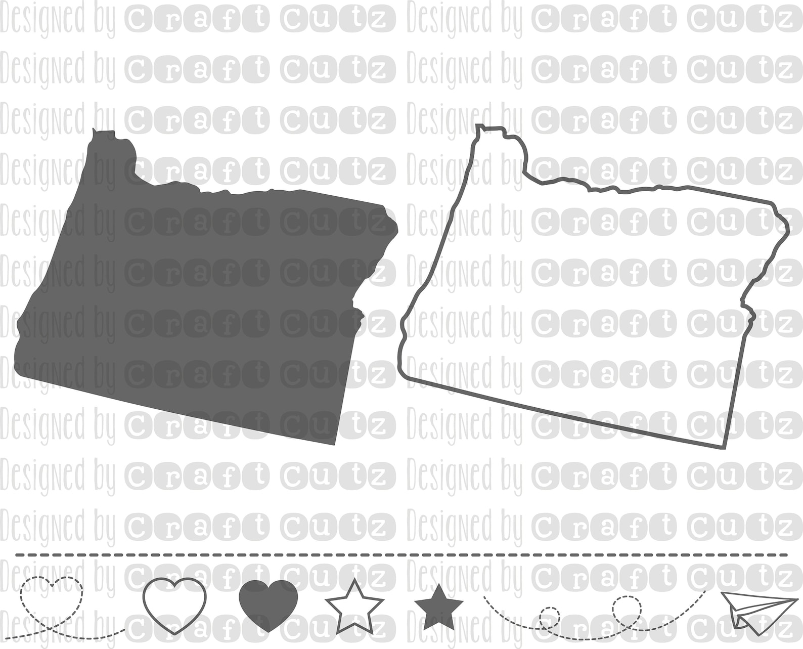 OREGON Svg State Svg Files Oregon Vector United States Svg - Etsy