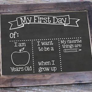Back to School Board Svg, Digital Download, First Day of School Cut ...