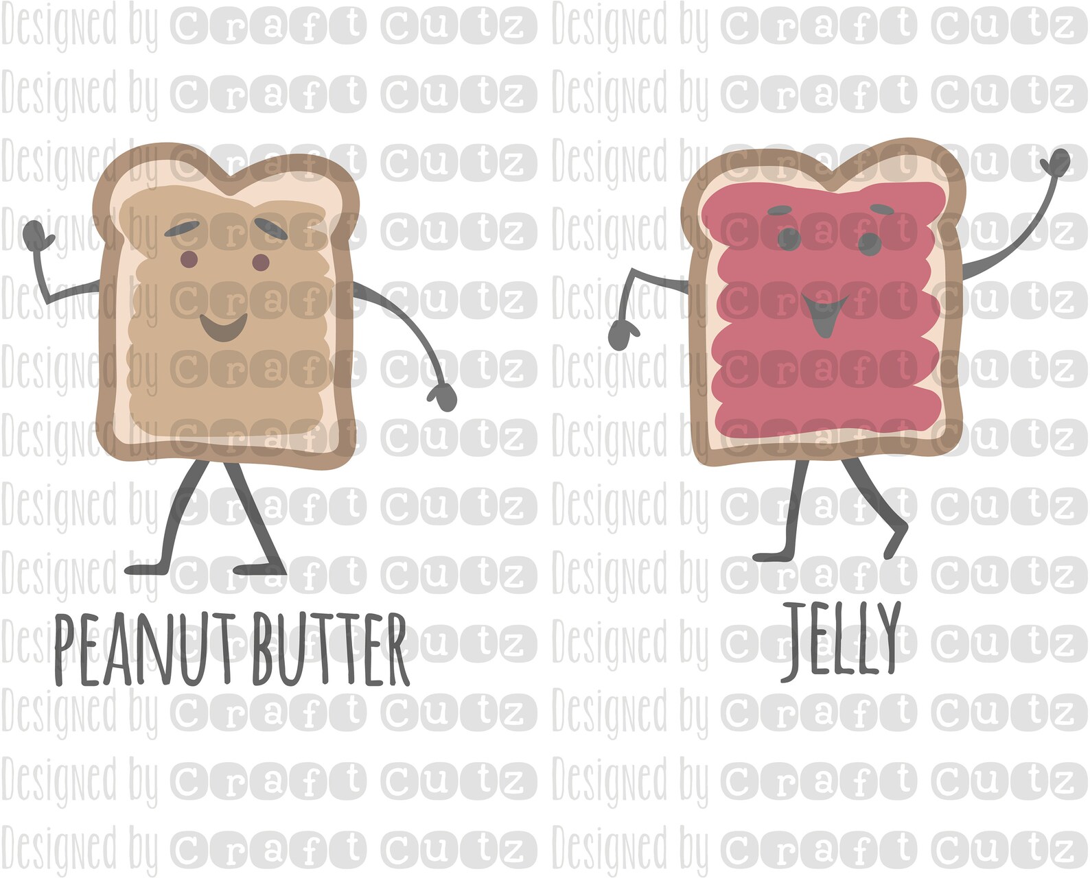 Peanut Butter and Jelly SVG Best Friends Svg Matching Shirts - Etsy