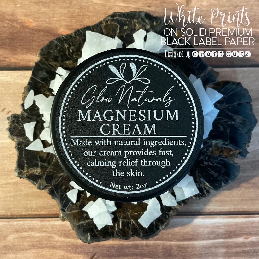 Black and White Labels - Homemade Magnesium Mist, Essential Oils ...