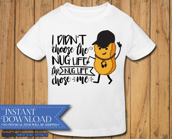 Nug Life SVG Cute Chicken Nugget Svg Hip Toddler Cut File | Etsy Canada