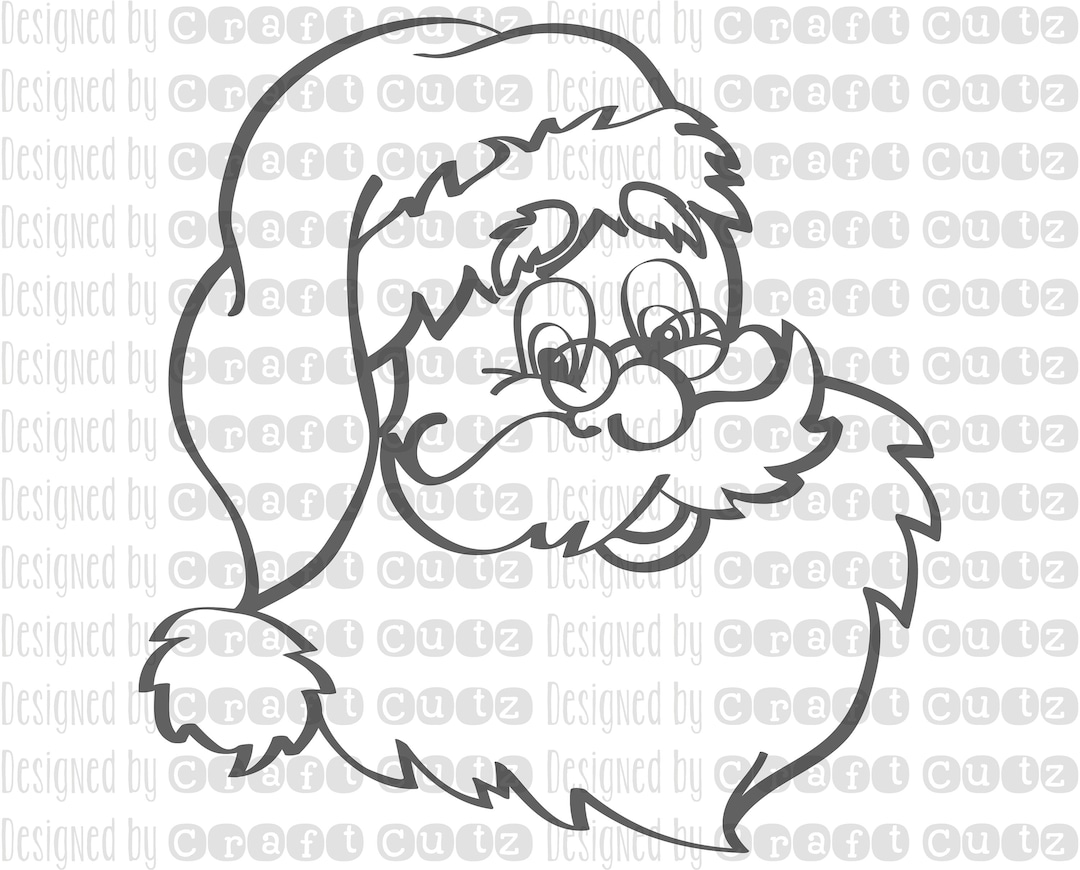 Santa Svg - Digital Download - Santa Claus Svg - Christmas Cut File ...