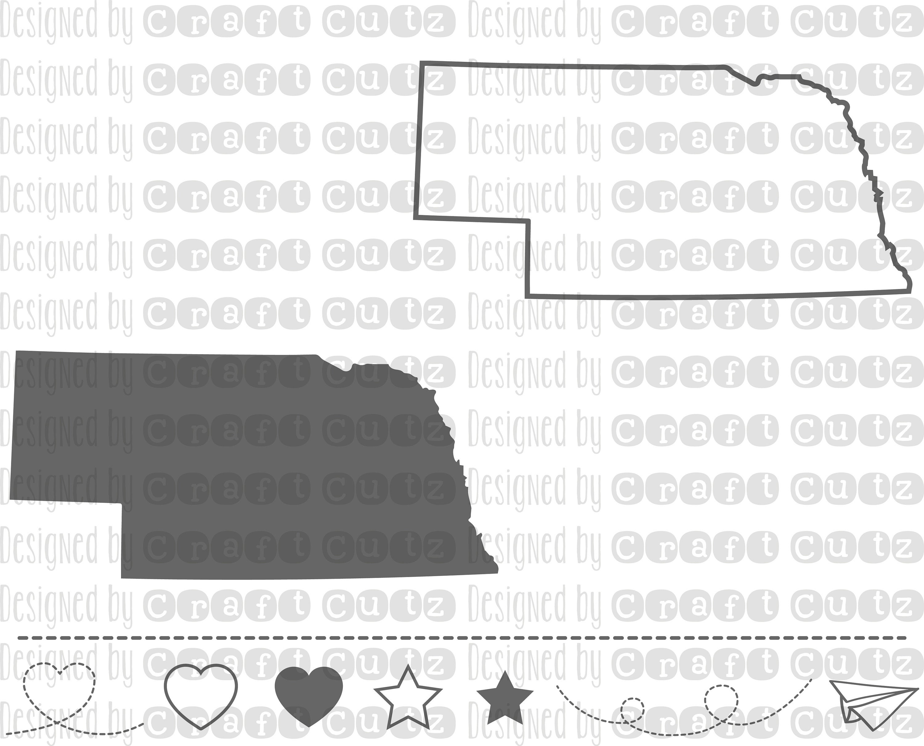 NEBRASKA svg State svg Files Nebraska Vector United States | Etsy