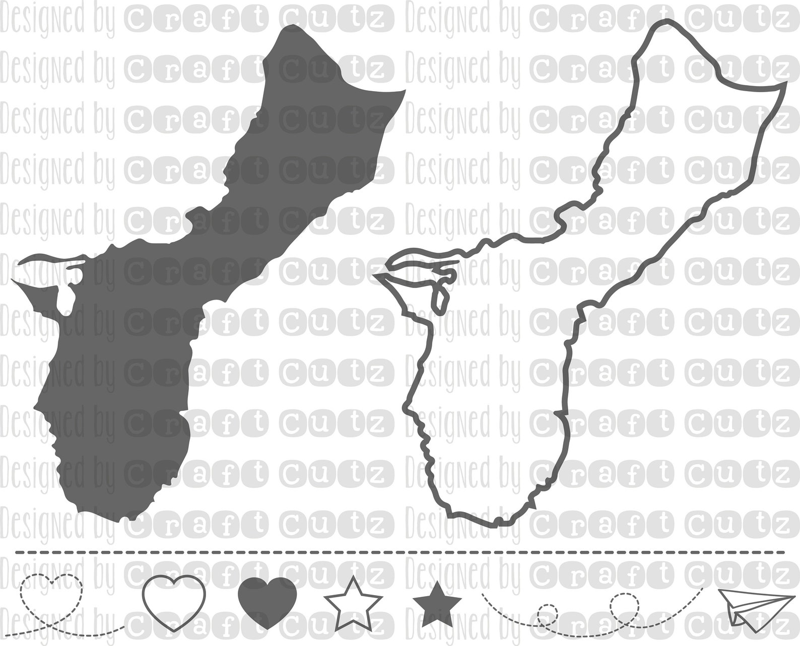 GUAM Svg, State Svg Files, Guam Vector, United States Svg, State Clip ...