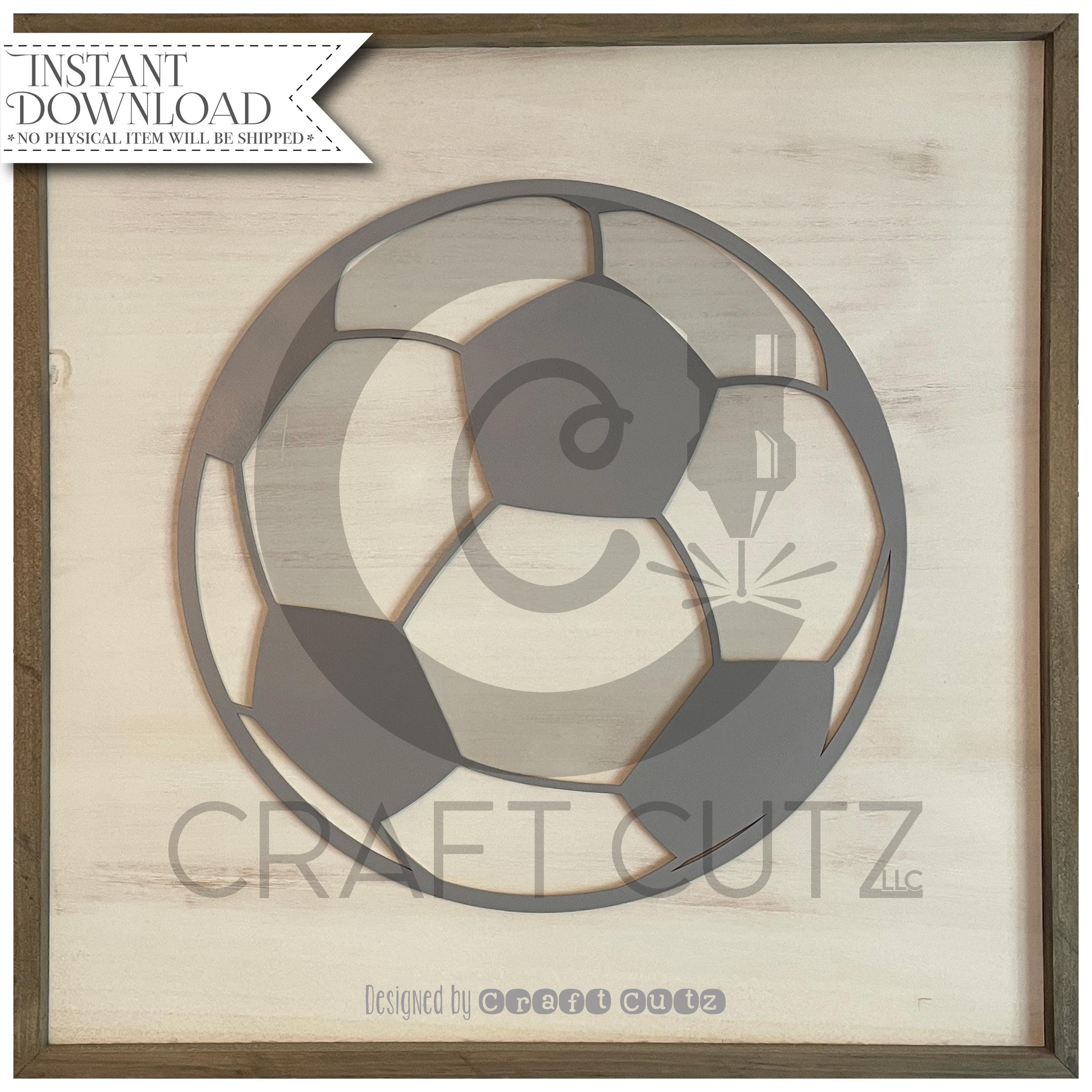 Sports Ball SVG Bundle – Baseball, Basketball, Football & Soccer Laser ...
