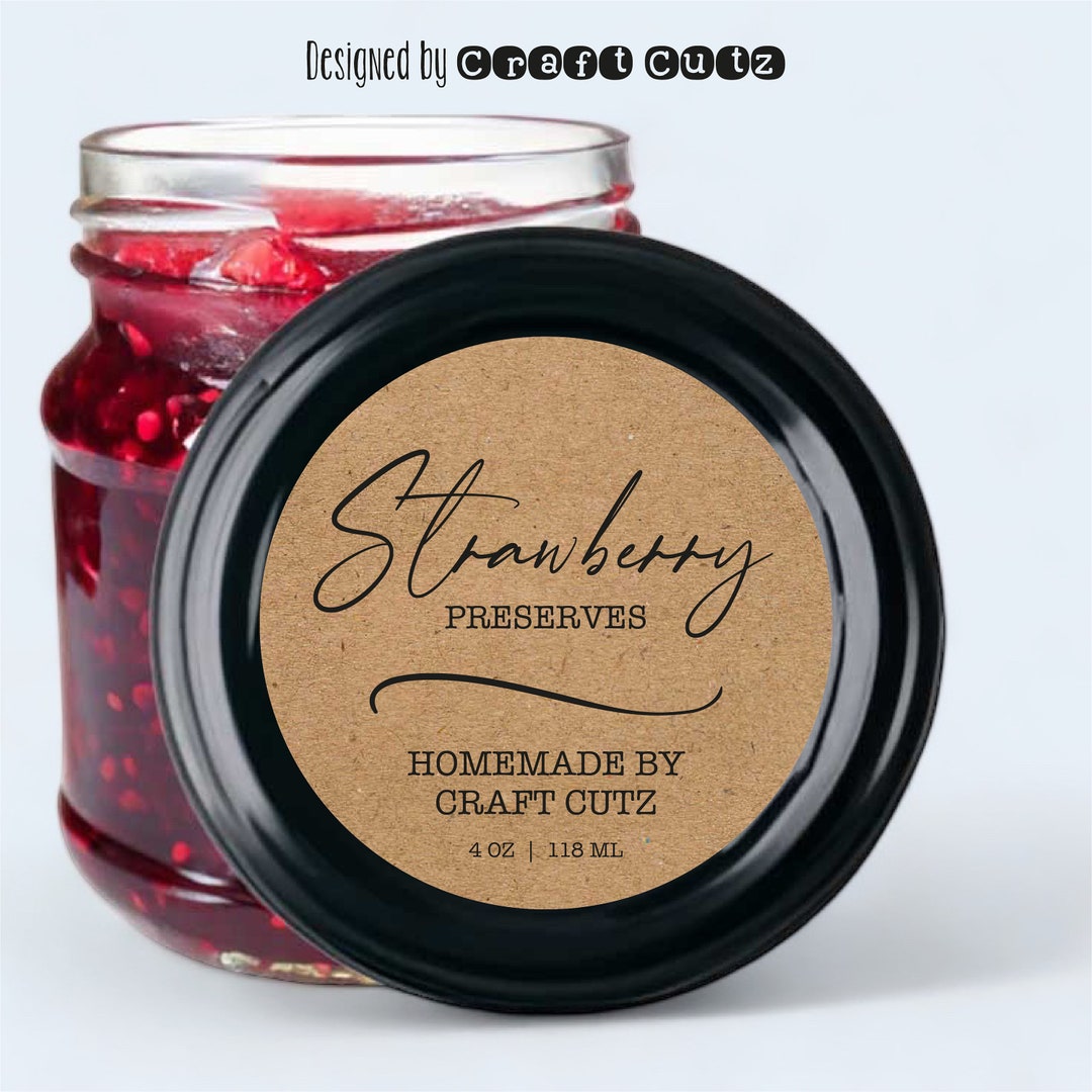 Custom Kraft Paper Labels, Personalized Farm Label, Homestead Labels ...