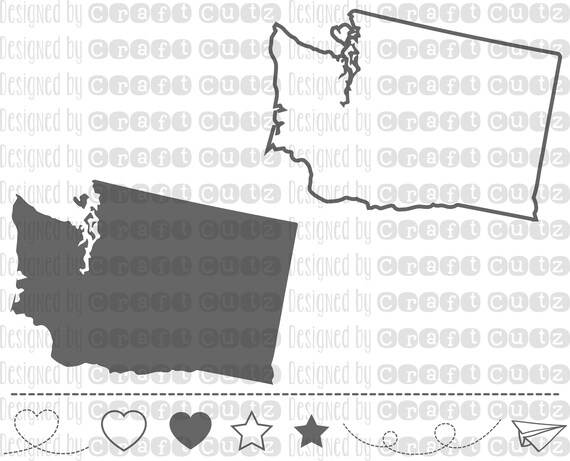 WASHINGTON Svg State Svg Files Washington Vector United | Etsy