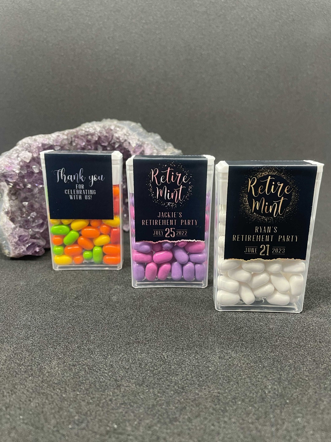 Retirement Party Favors Retire Mint Labels Mint Favors - Etsy