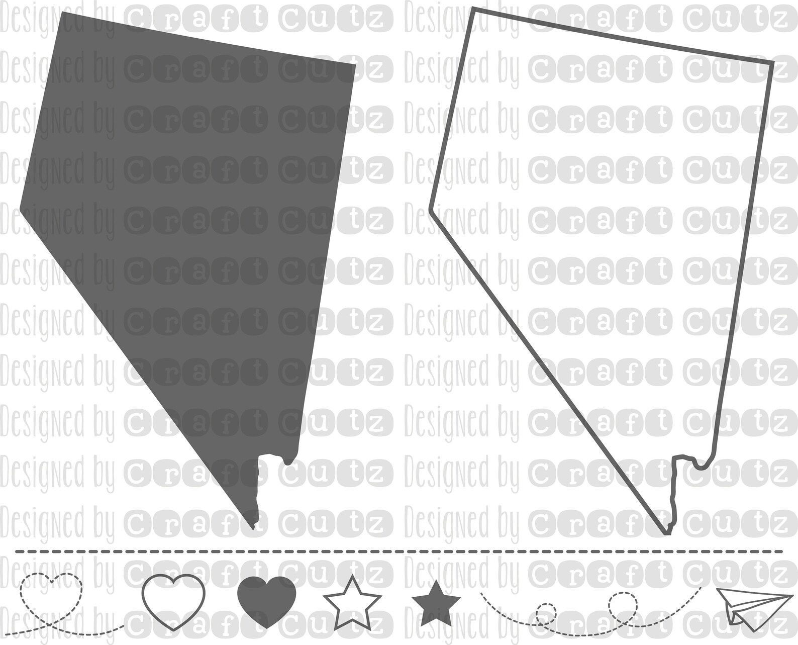 NEVADA Svg State Svg Files Nevada Vector United States Svg | Etsy