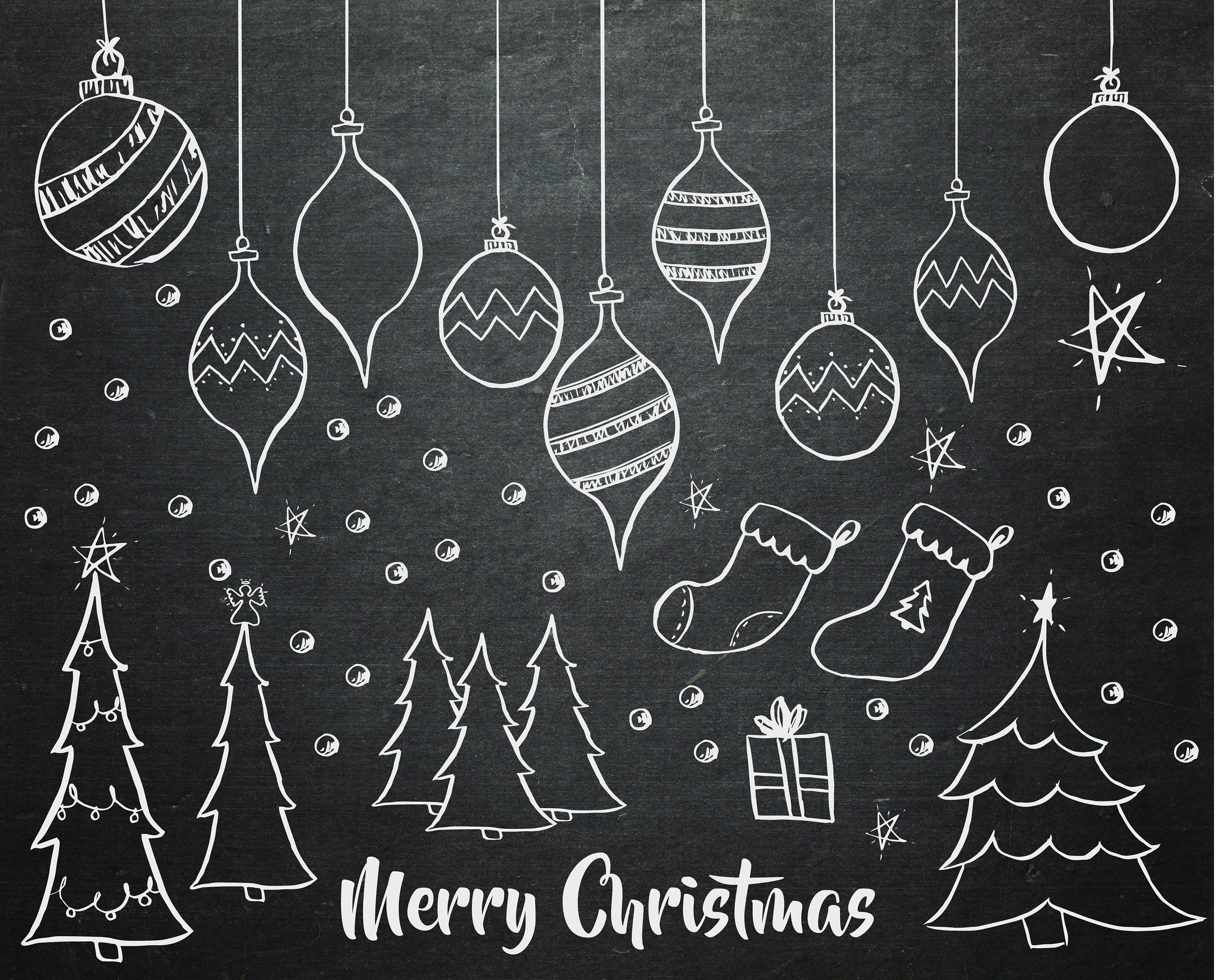 Christmas Chalkboard Design