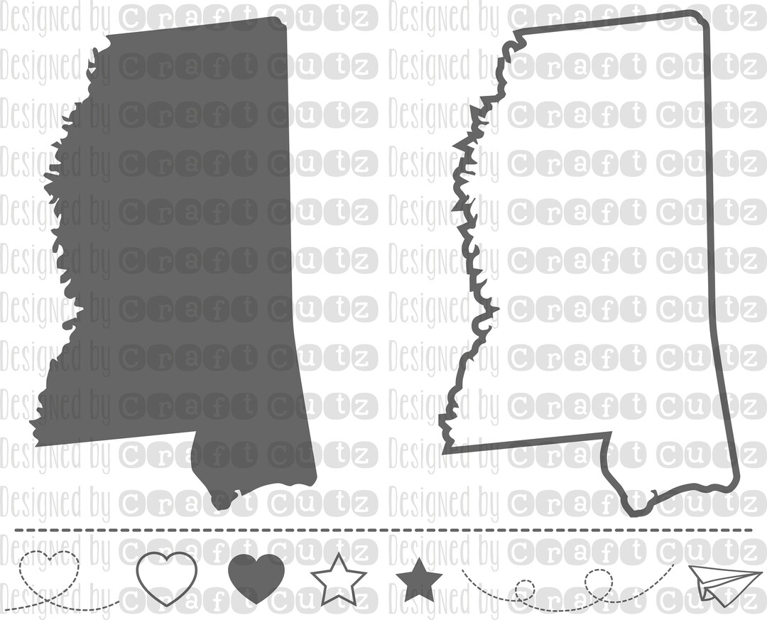 MISSISSIPPI Svg, State Svg Files, Mississippi Vector, United States Svg ...