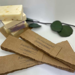 Custom Soap Wrap Label Minimal Soap Band Label Natural Soap - Etsy