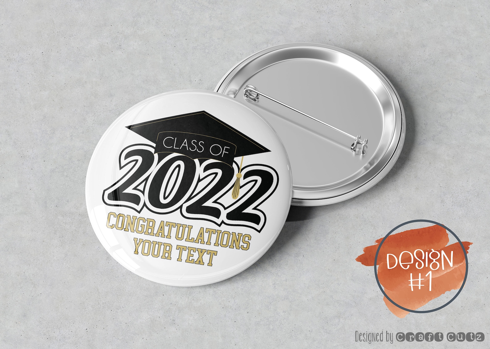 Custom Graduation Pin Custom Graduation Badge Personalized | Etsy