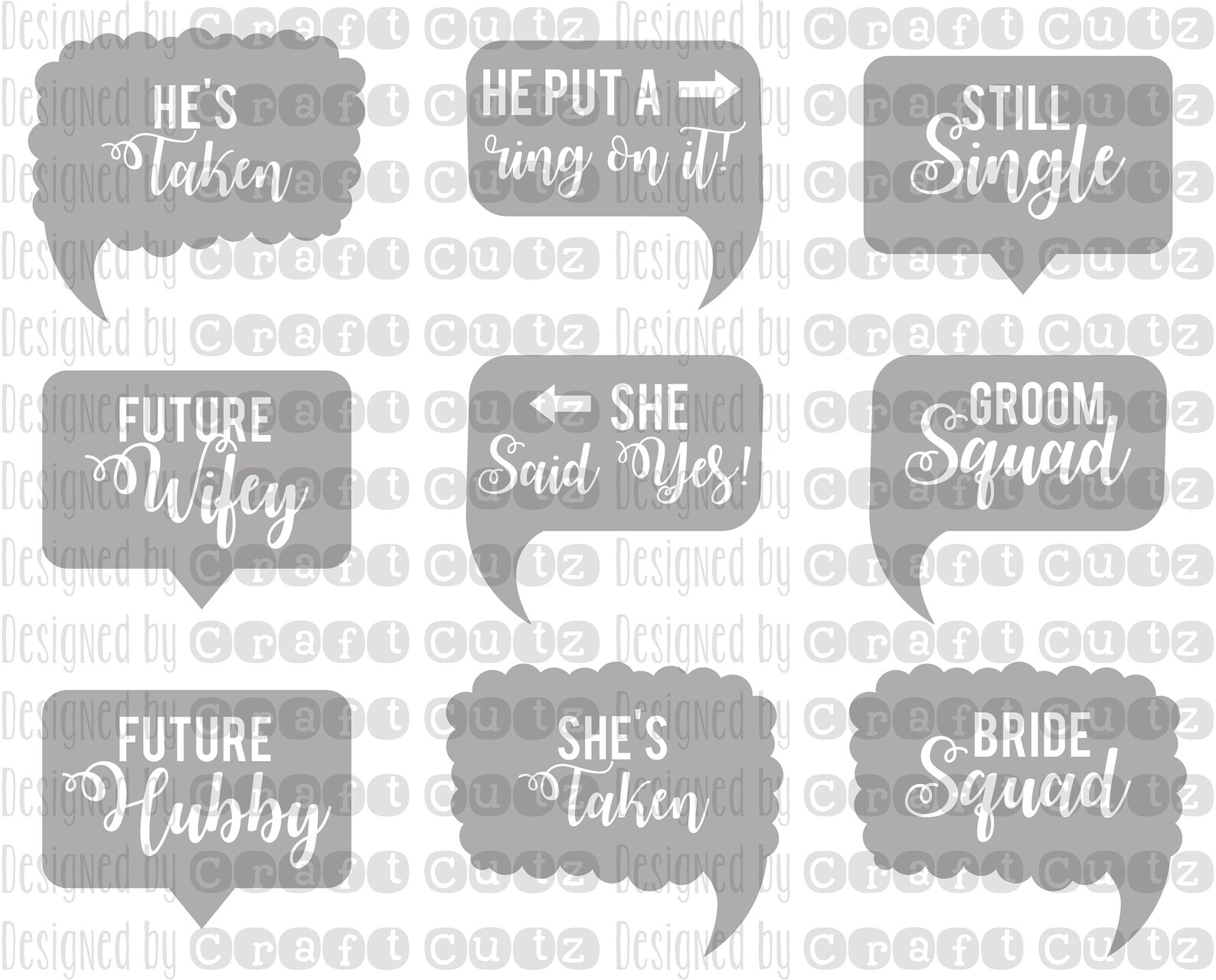 Bachelorette Photo Booth Prop SVG Batchelor Photo Props SVG - Etsy