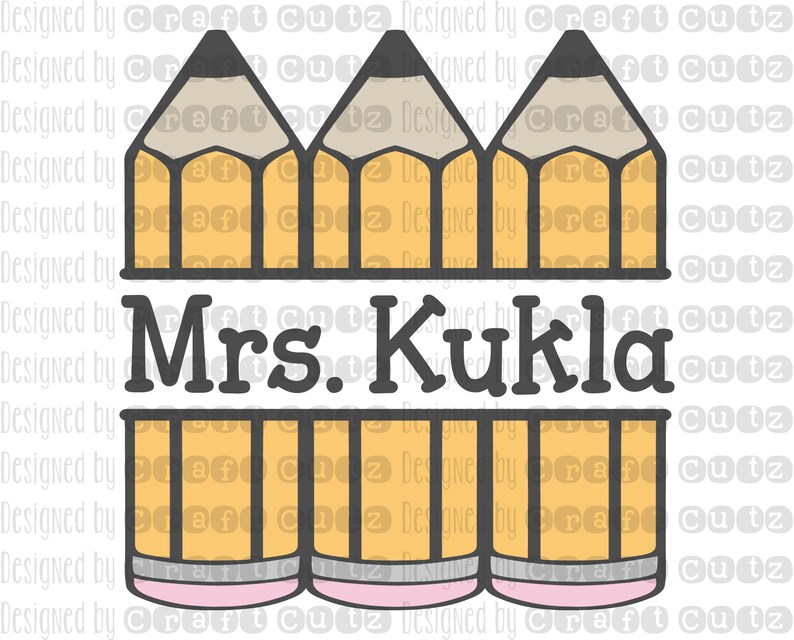 Teacher Monogram Svg Classroom Sign Back to School - Etsy