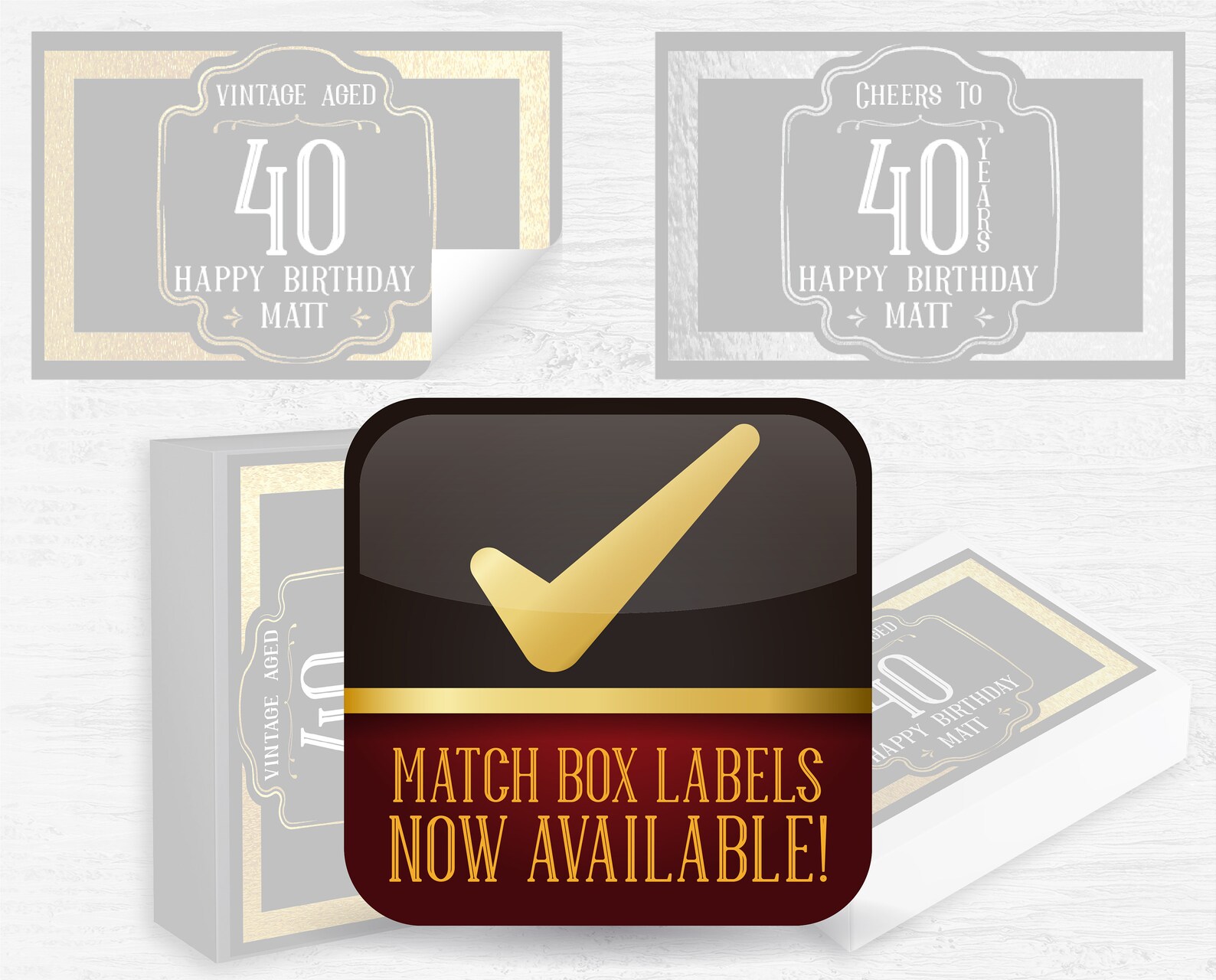 Custom Birthday Cigar Labels Custom Milestone Cigar Labels - Etsy