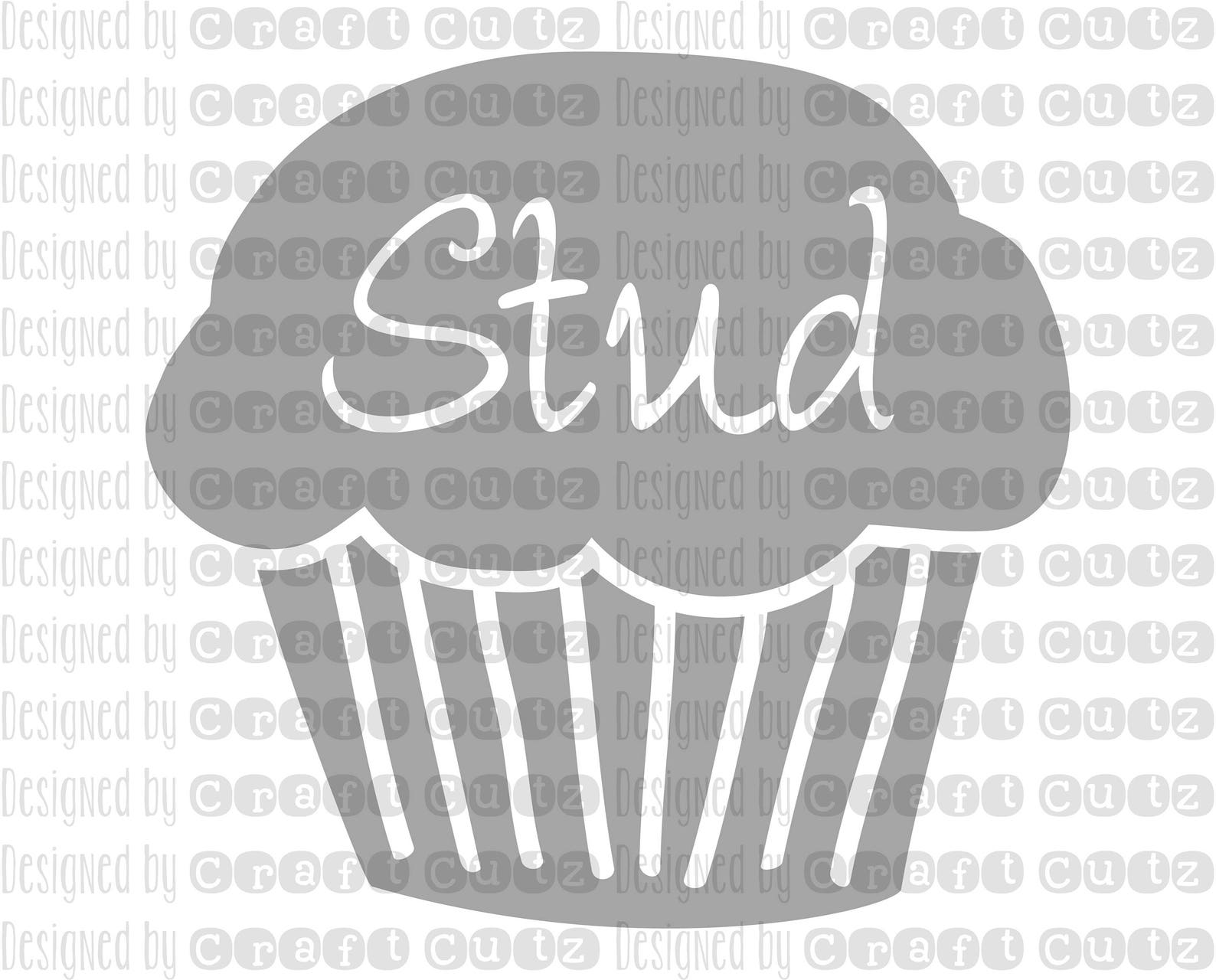 Stud Muffin SVG Muffin DXF Cute Toddler Shirt Baby Body - Etsy