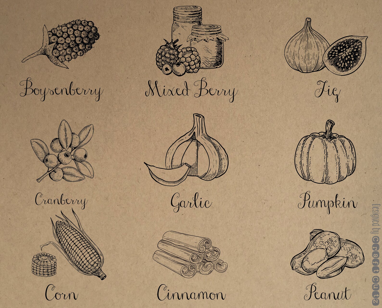 Custom KRAFT Paper Mason Jar Label Apothecary Canning Jar - Etsy