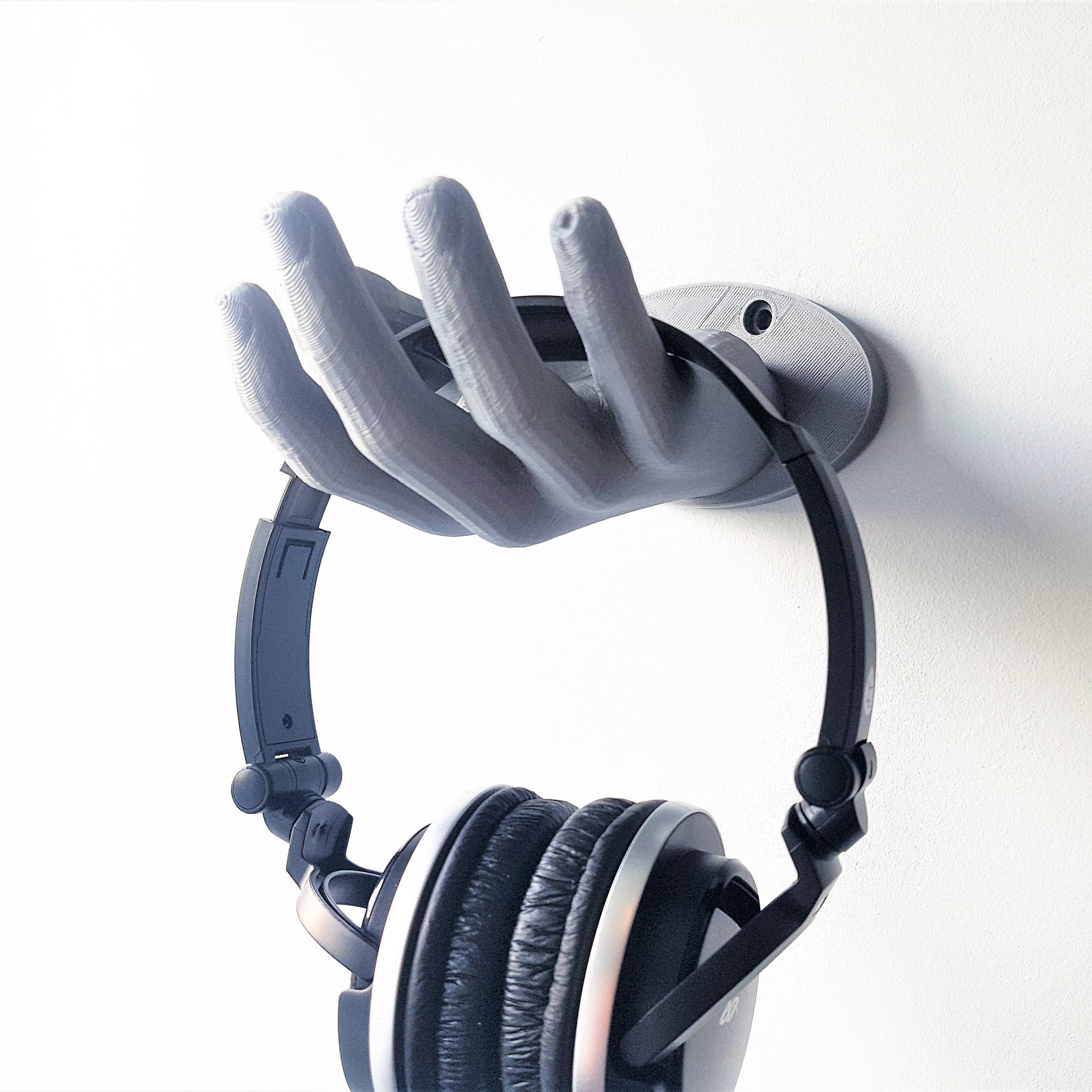 Headphone Stand Wall Mount Hand Holder | Etsy