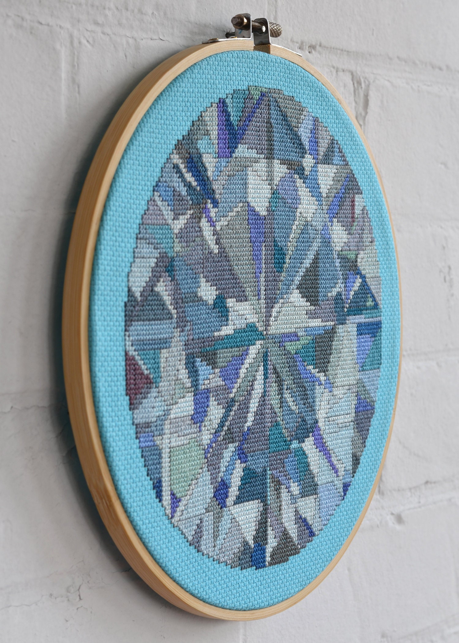 Diamond Top View Cross Stitch Pattern Diamond Cross - Etsy