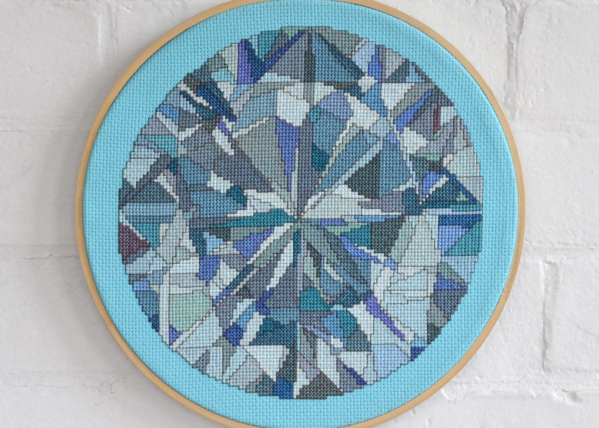 Diamond Top View Cross Stitch Pattern Diamond Cross - Etsy