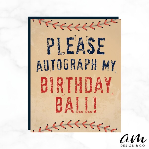 Please Sign My Ball Sign - Etsy