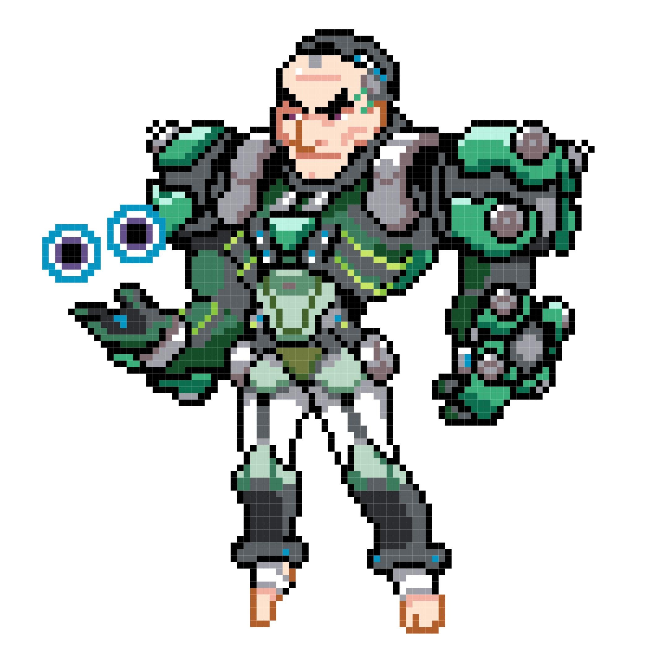 Overwatch Inspired Sigma Cross Stitch Pattern Gaming Video | Etsy