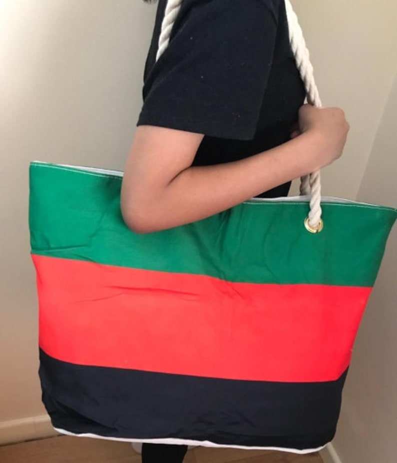 Large Caribbean/african Print Beach Bags - Etsy