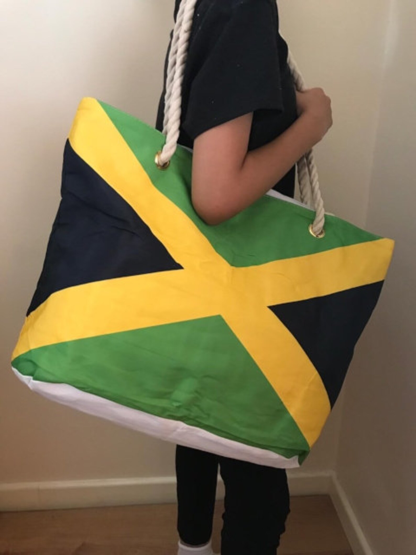 Large Caribbean/african Print Beach Bags - Etsy