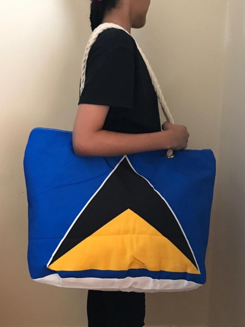 Large Caribbean/african Print Beach Bags - Etsy
