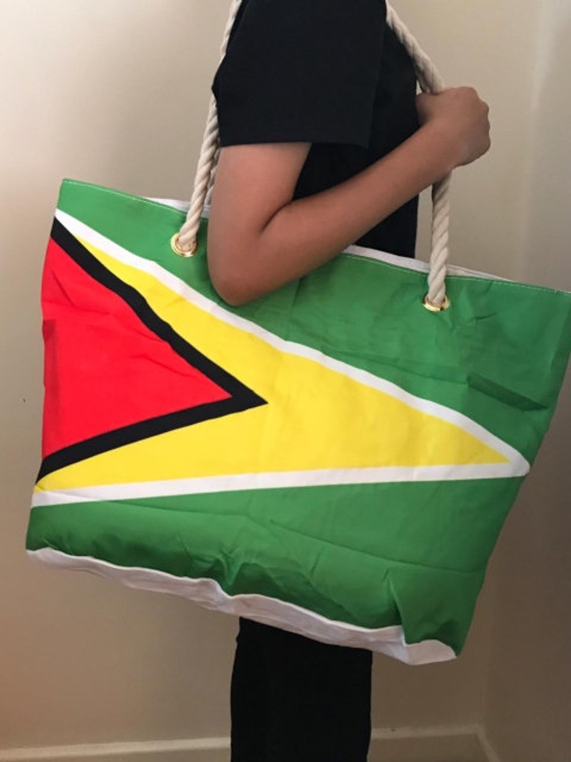 Large Caribbean/african Print Beach Bags - Etsy