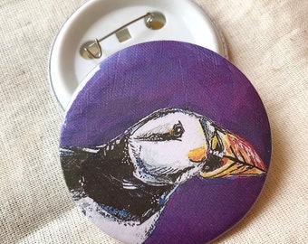 Puffin Lapel Pin CC107 Puffin Seabird Coastal Birds - Etsy