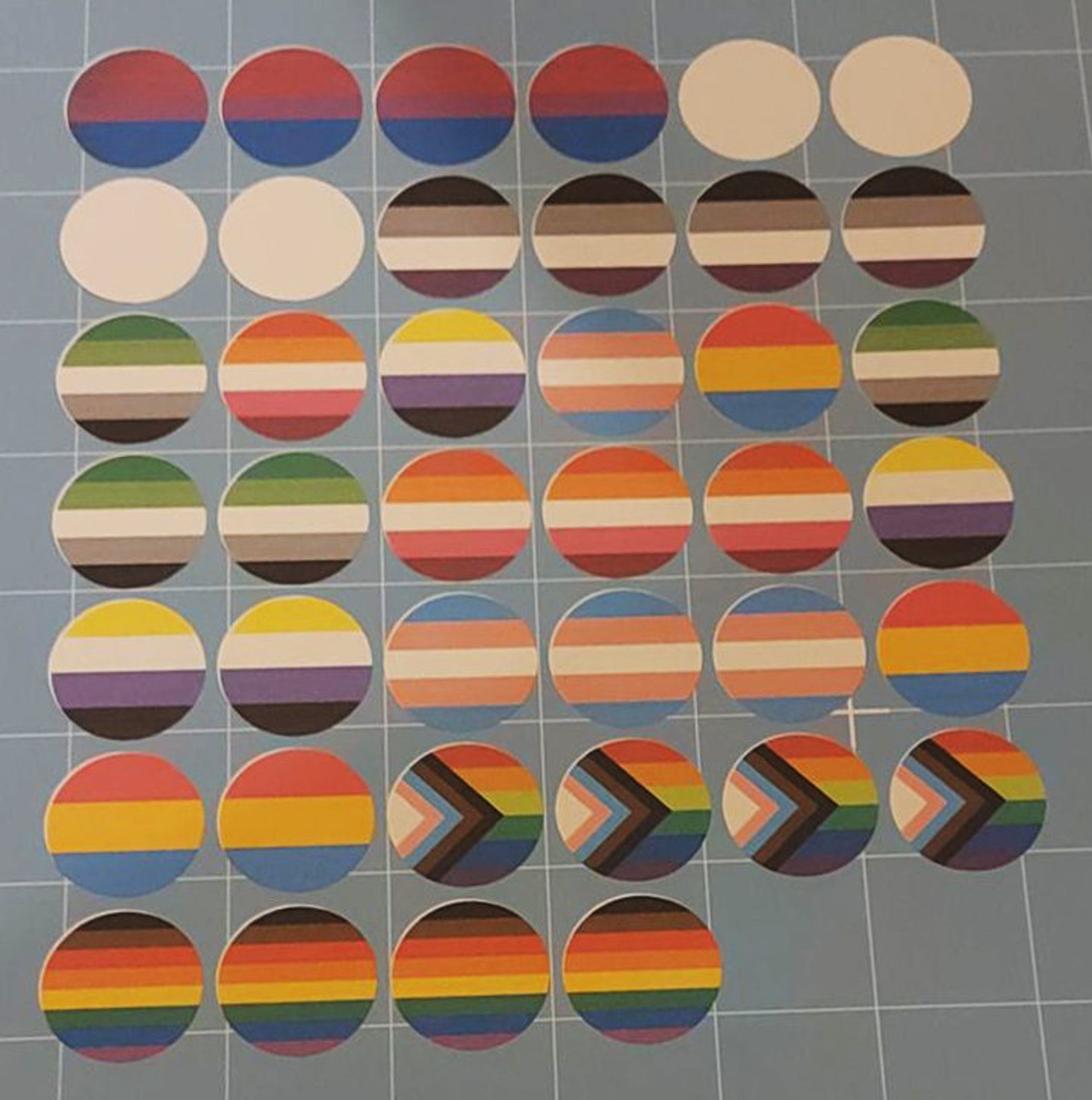 Pride Flag Stickers Trans Ace Aro Asexual Aromantic Bisexual - Etsy