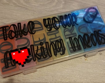 Funny Pill Box - Etsy