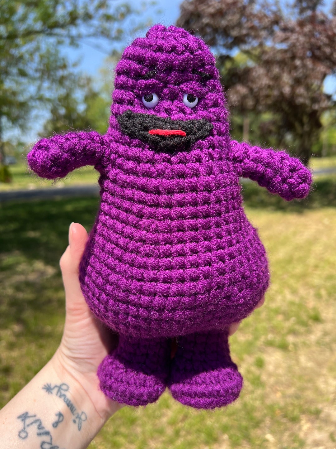 Grimace Doll, Grimace Birthday Grimace, - Etsy