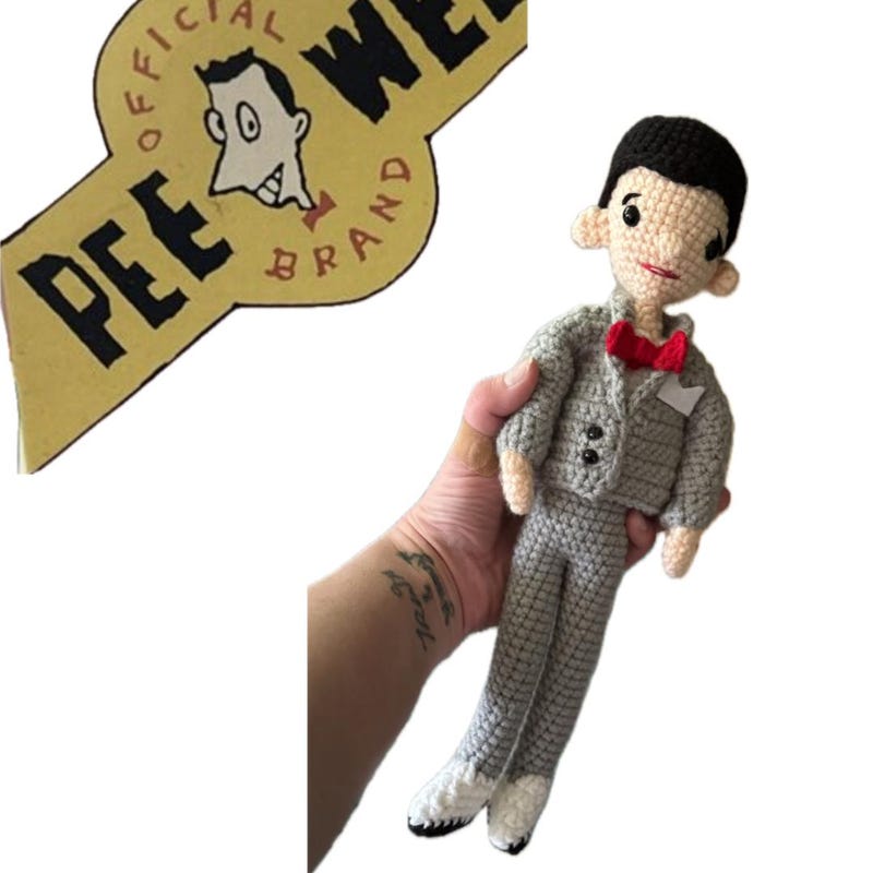 Pee Wee Herman Doll - Etsy