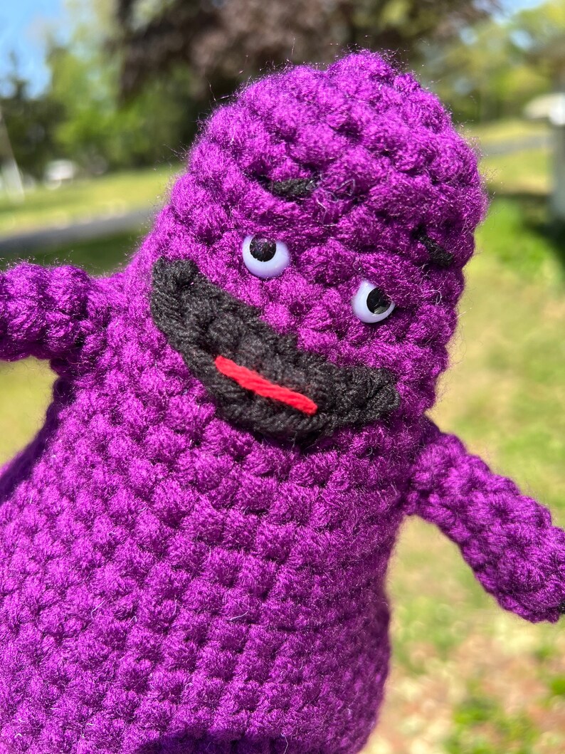 Grimace Doll, Grimace Birthday Grimace, - Etsy