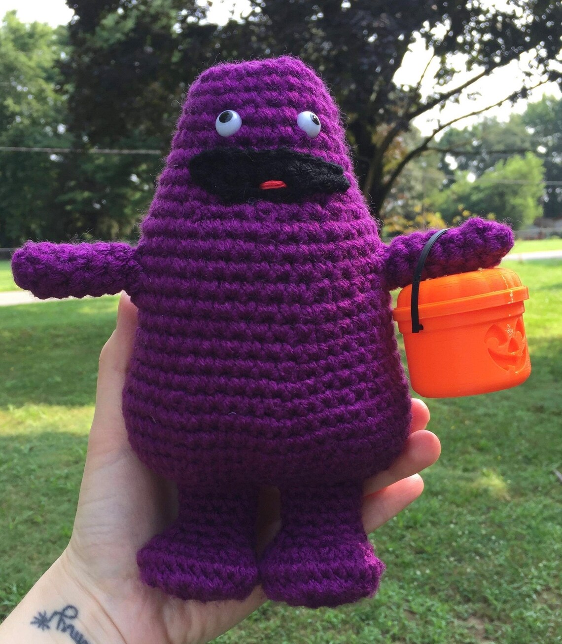 Grimace Doll, Grimace Birthday Grimace, - Etsy