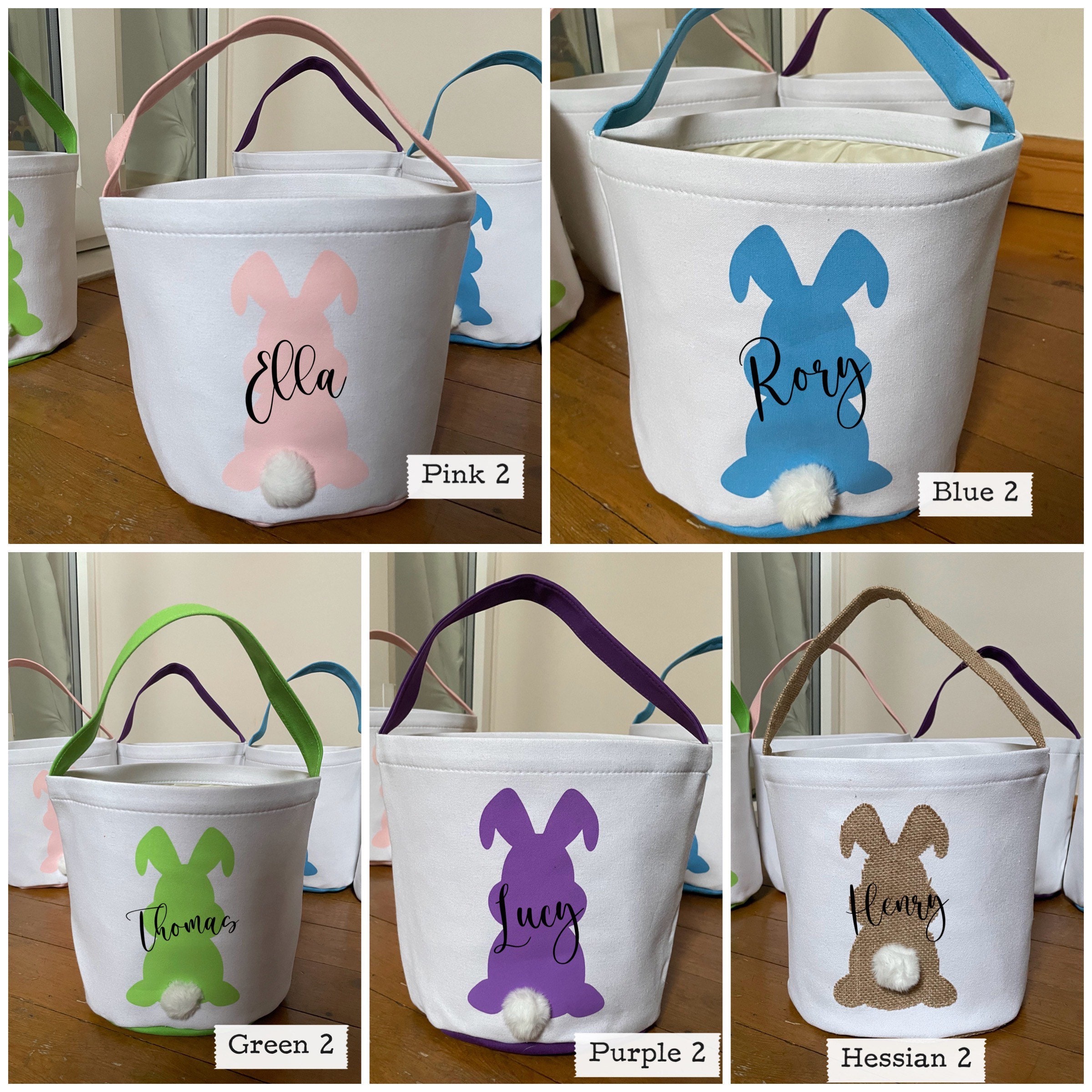 Personalised Easter Bag / Personalised Easter Basket / Personalised ...